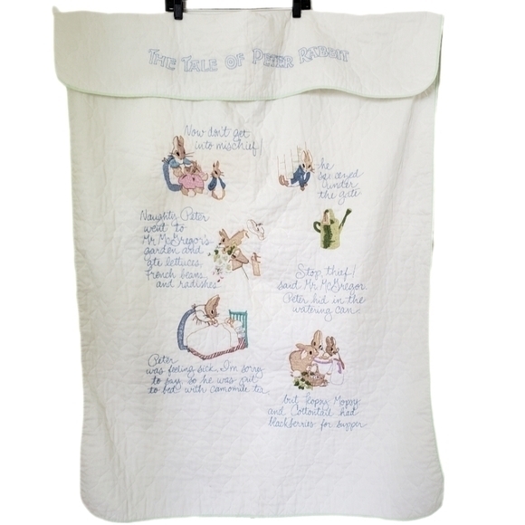 Hand Crafted | Bedding | Vintage Peter Rabbit Nursery Quilt 977 ...